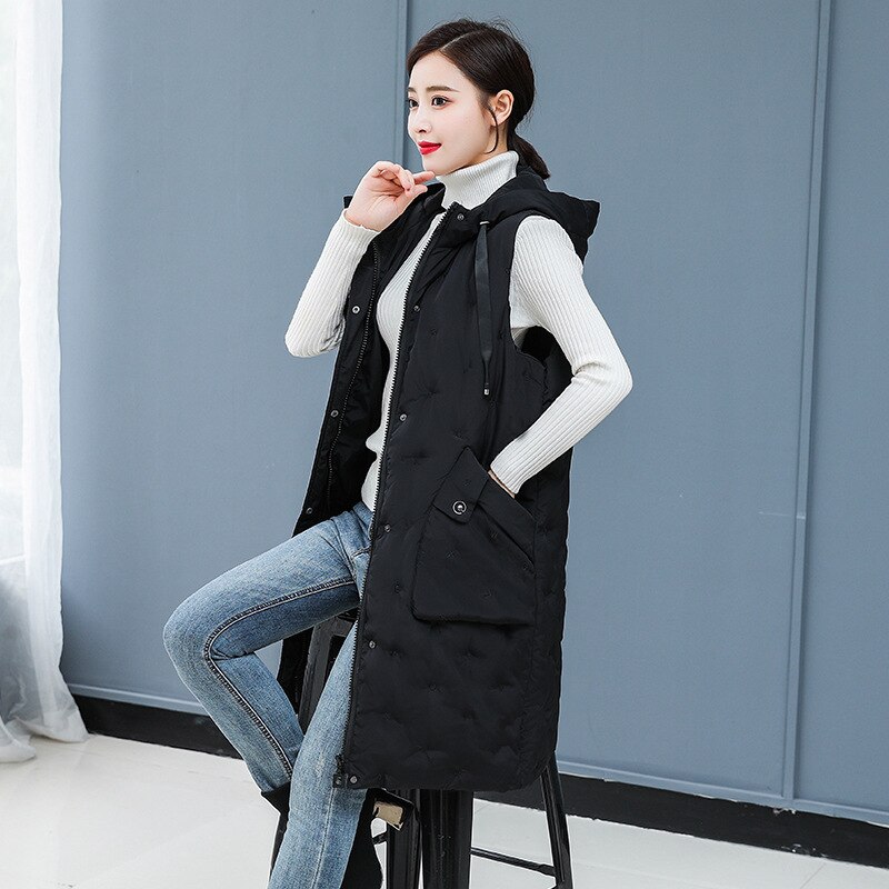 Spring autumn cotton waistcoat women vest jacket w... – Grandado