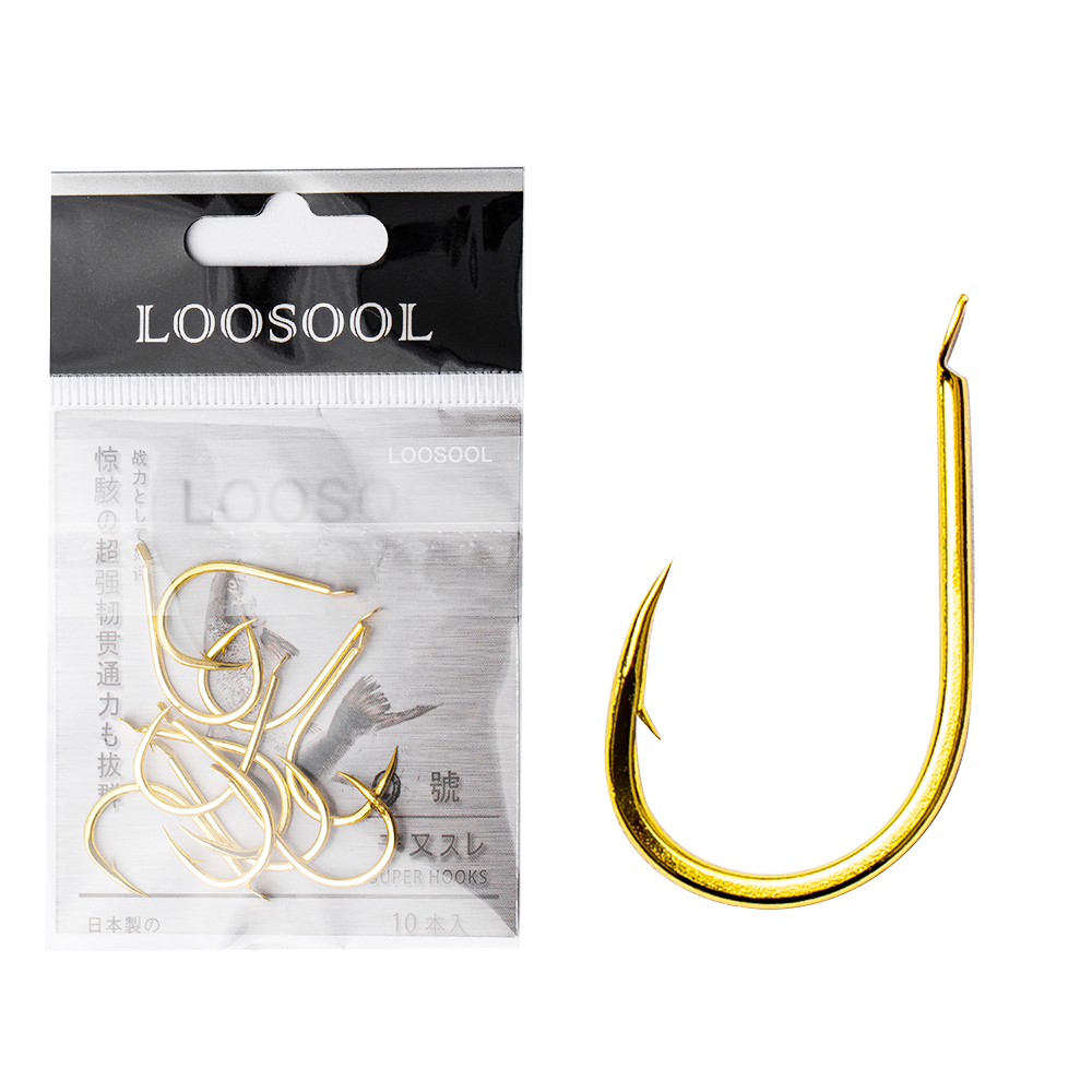LOOSOOL CHINU Fishing Hooks Japan High Carbon Stee... – Grandado