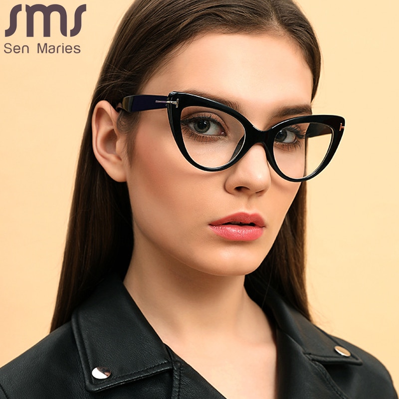 Vrouwen Cat Eye Bril Frame Mode Brillen Bijziendhe... – Grandado