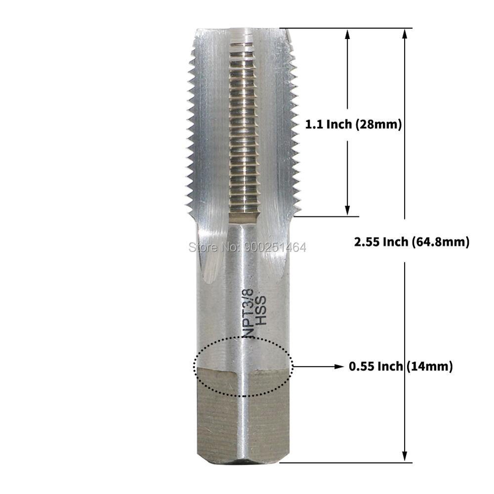 3/8 - 18 NPT Kegel Rohr Gewinde Tap Hohe Geschwind... – Grandado