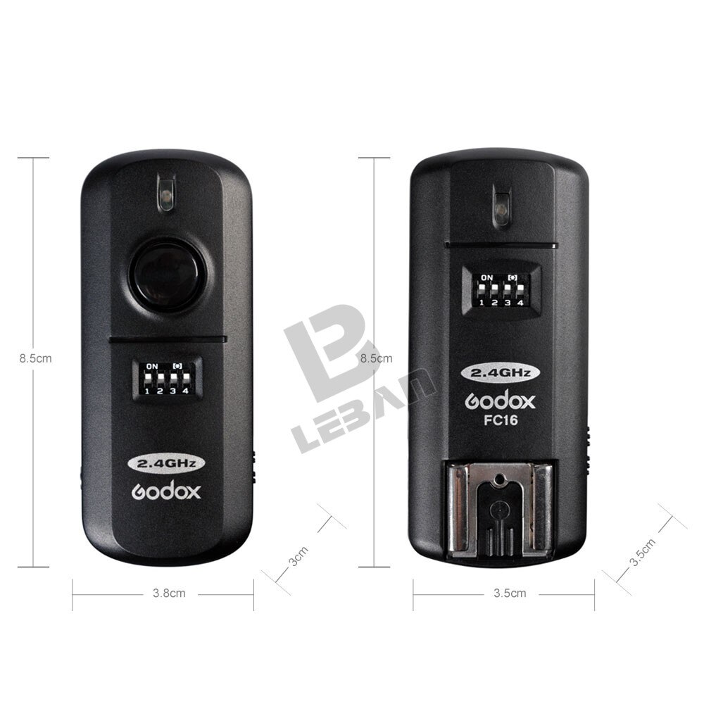 Godox 16 channels Fc-16 Studio 2.4Ghz Remote Wirel... – Vicedeal