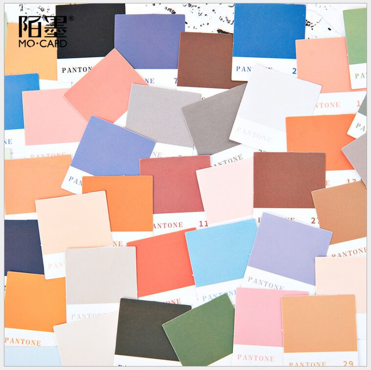 45Pcs/box Colour Aesthetics world pantone swatch c... – Grandado