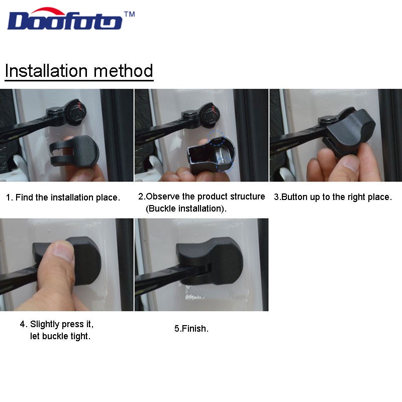 Doofoto 4X Car Arm Door Lock Limiting Stopper Cove... – Grandado
