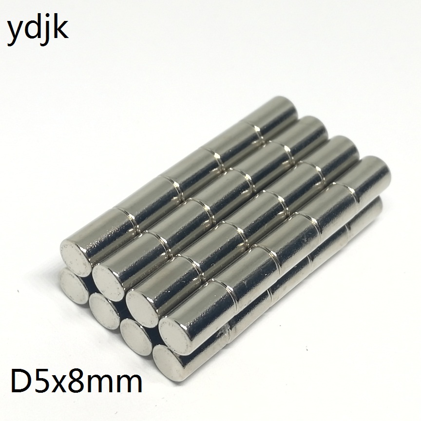 10 20 50PCS/LOT Cylindrical Magnet 5*8 N35 Strong ... – Vicedeal