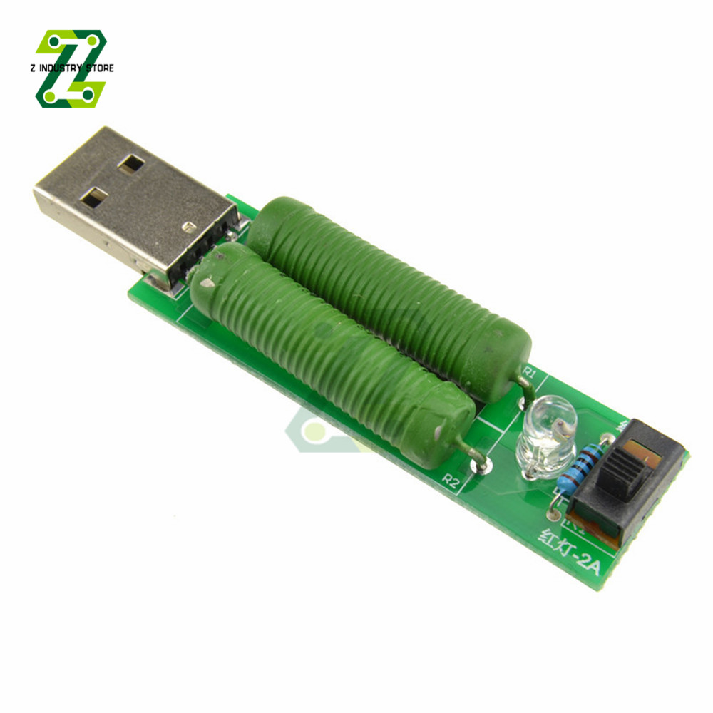 USB Mini Discharge Load Resistor 2A/1A With switch... – Grandado