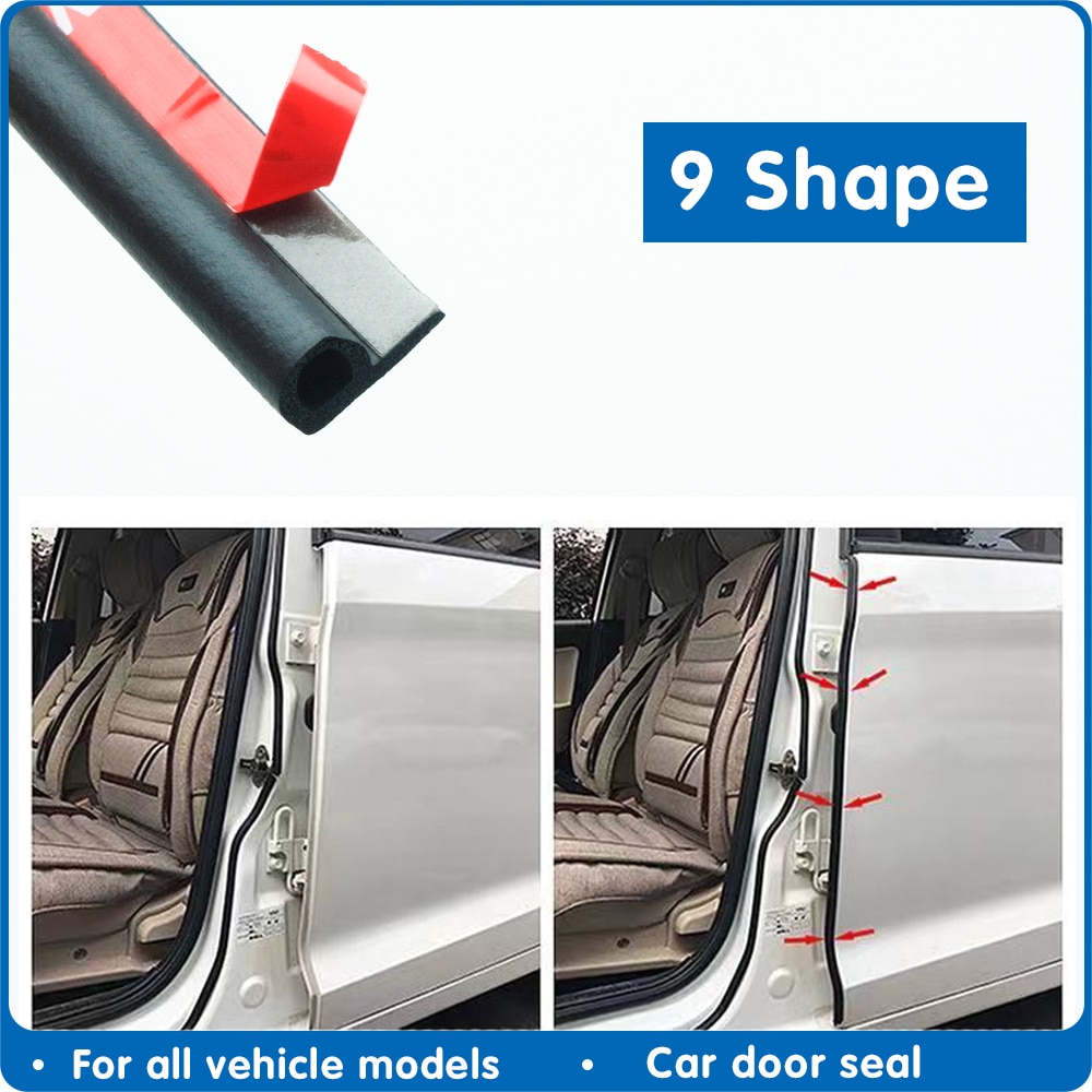 9 Type Autodeur Afdichtstrip Auto Rubberen Afdicht... – Grandado