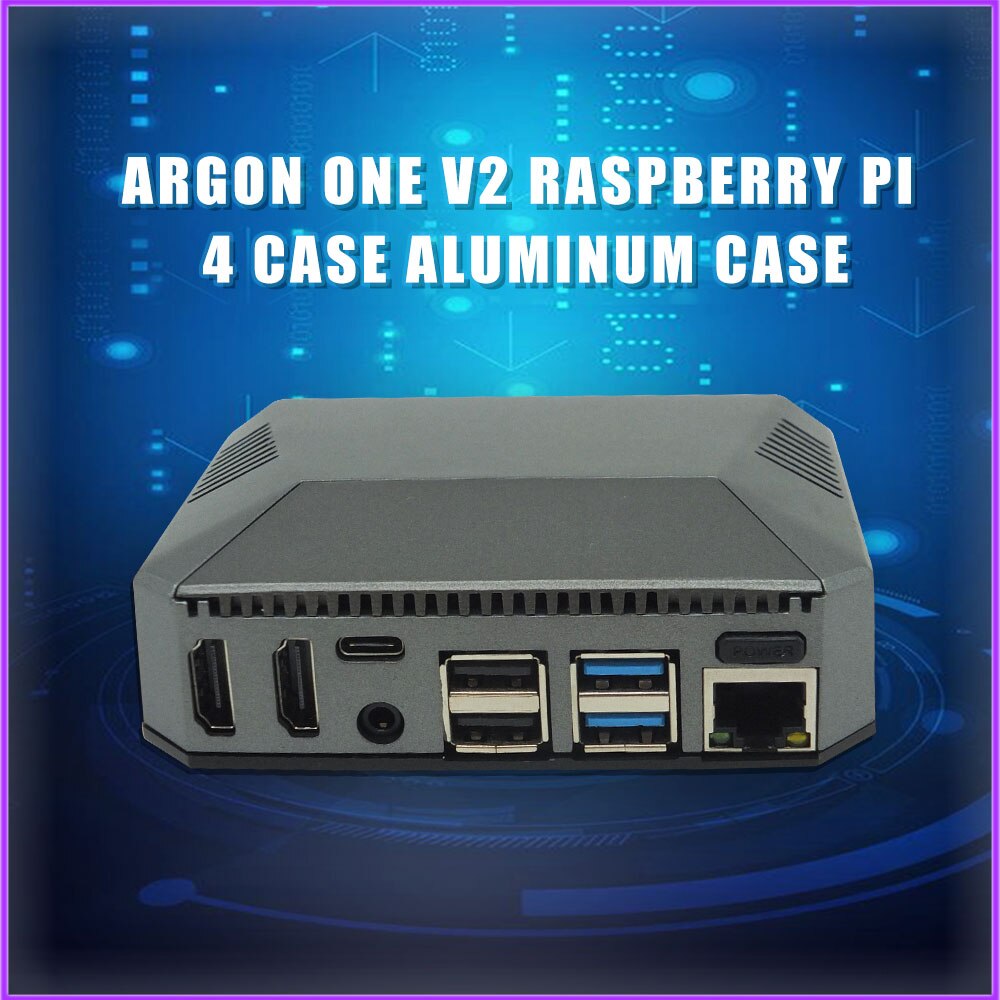 Argon ONE V2 Raspberry Pi 4 Case Aluminum Case for... – Grandado
