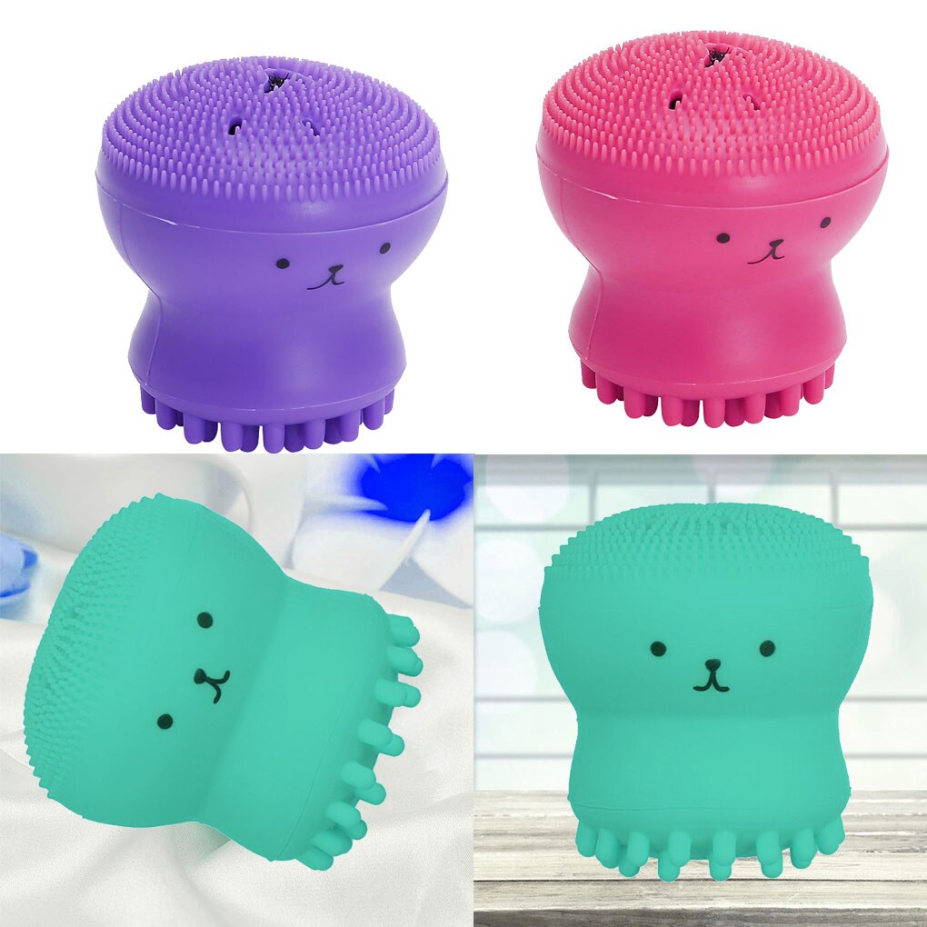 Cartoon Facial Brush Face Cleaning Tool Silicone E... – Grandado