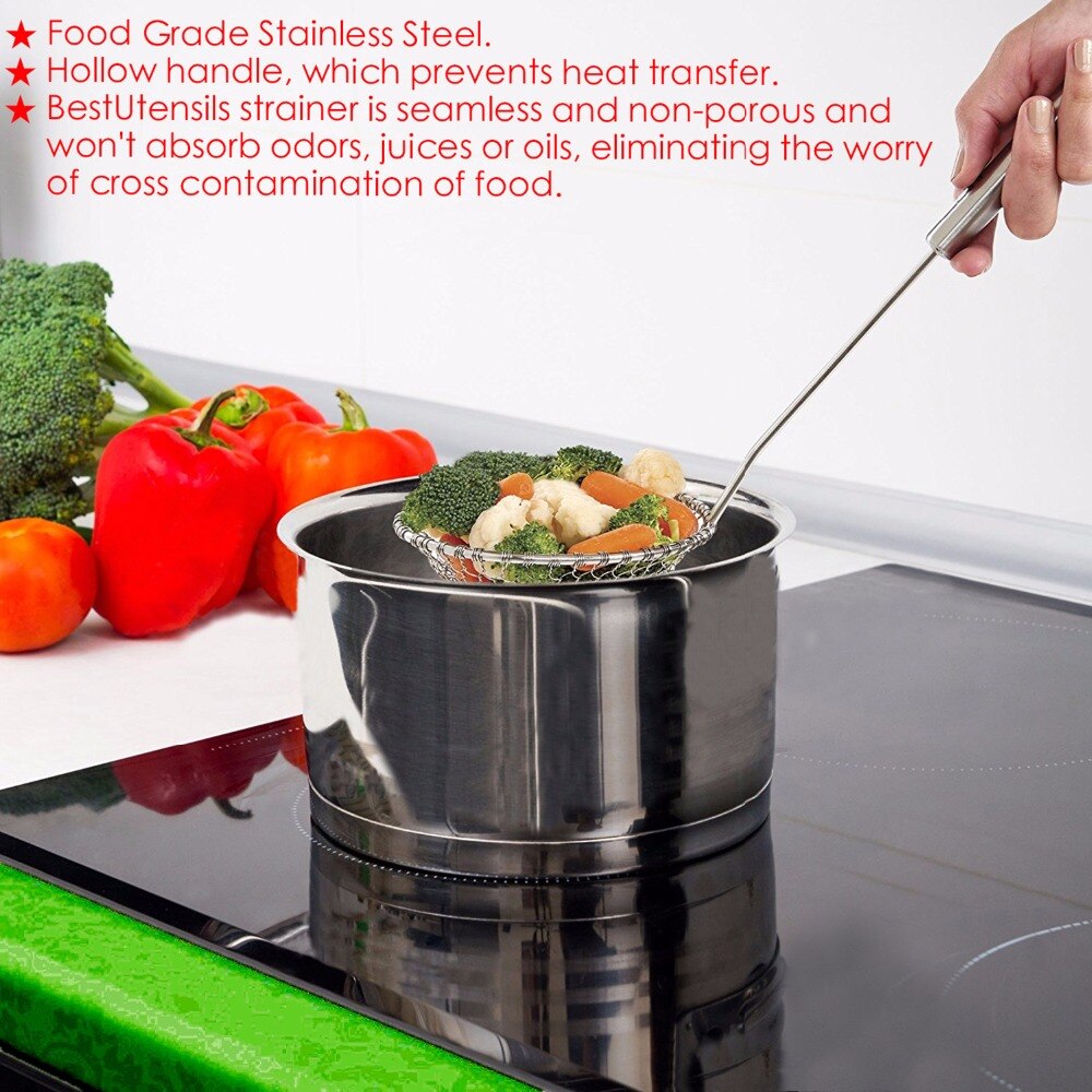 Asian Kitchen Stainless Steel Spider Strainer Wire... – Vicedeal