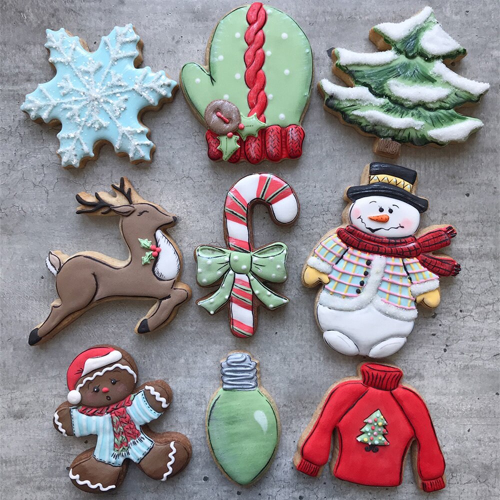 Keniao jul ren kakskärare - 10.8 x 10 cm - vinte... – Grandado