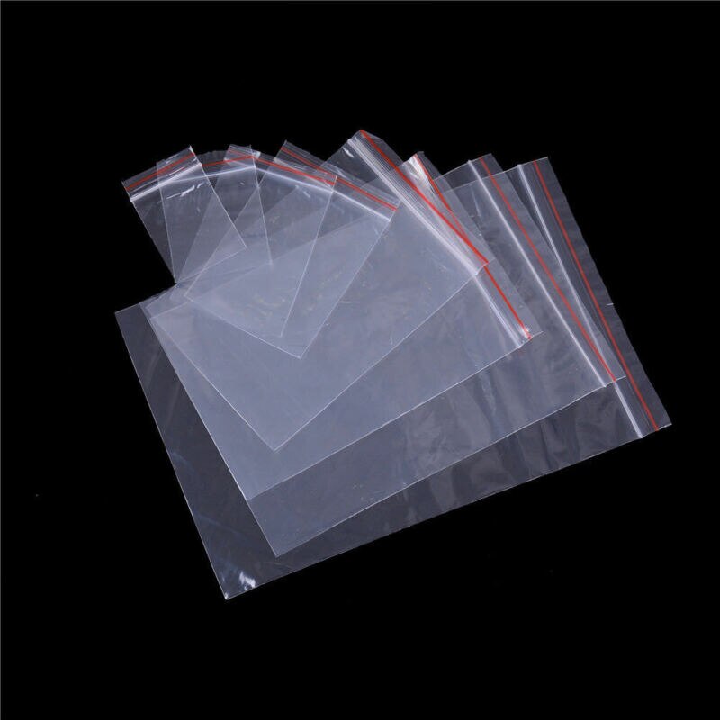 9 Size 100Pcs/Bags Zip Zipped Lock Reclosable Plas... – Grandado