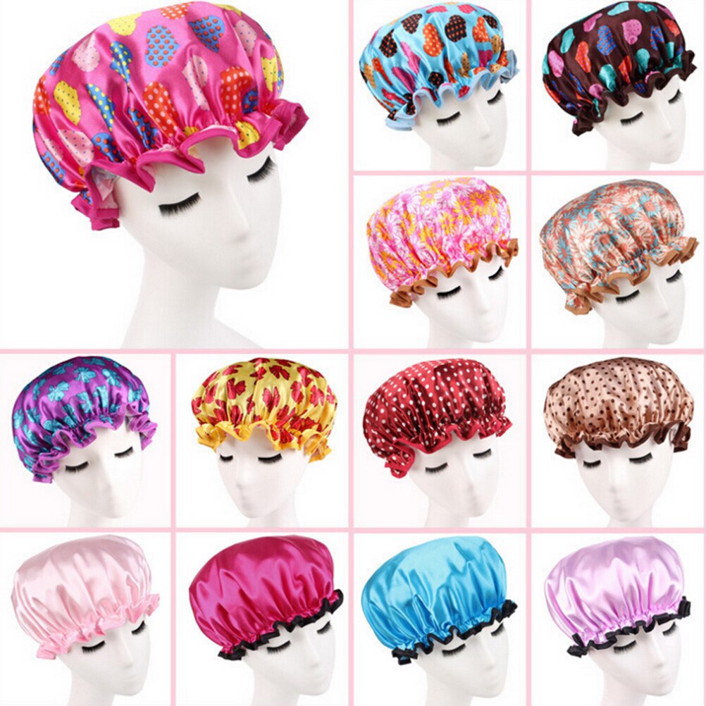 Elastische Douche Caps Voor Dames Meisje Hoed Haar... – Grandado