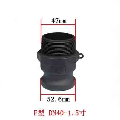 PP Plastic Quick Connector F Type Male External Th... – Grandado