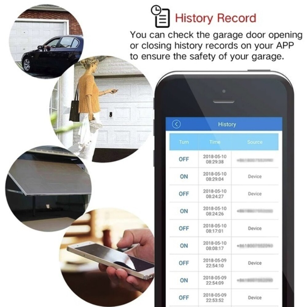 Garagedeur Wifi Afstandsbediening Opener Timing Sc... – Grandado