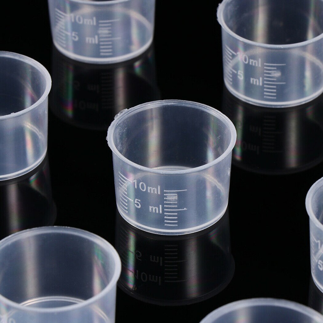 Tazas de escala de plástico para medir, recipiente... – Grandado