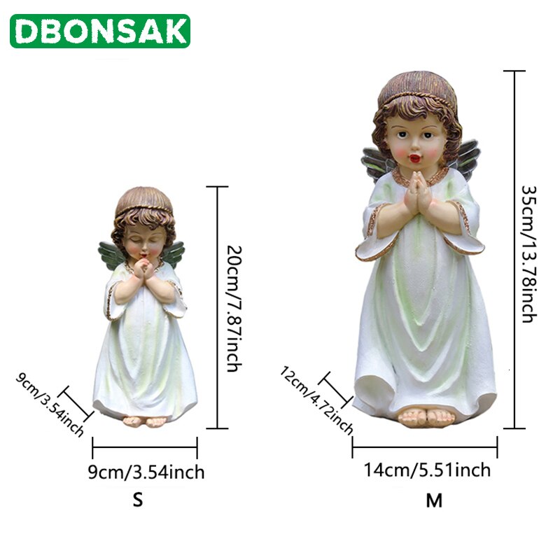 Praying Angel Girl Decoration Little Angel Doll De... – Grandado