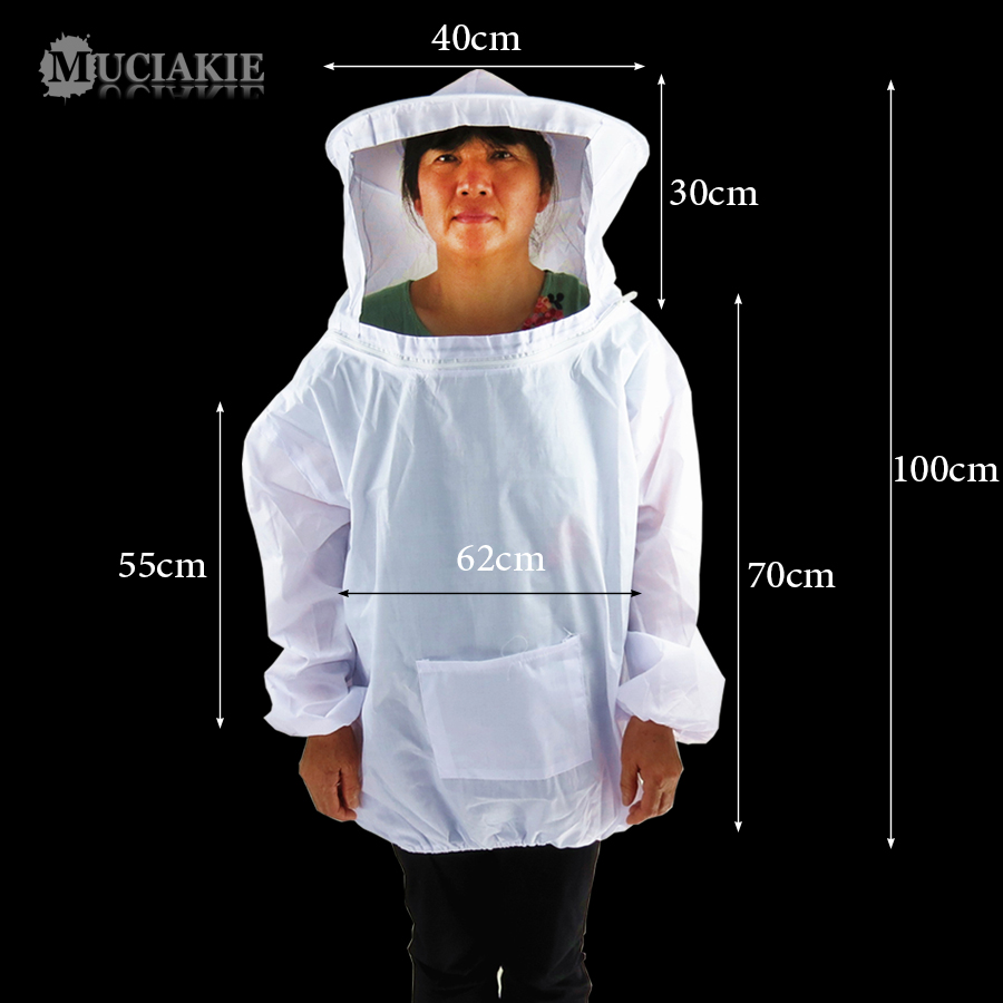 MUCIAKIE White Anti Bee Clothing Beekeeping Protec... – Grandado
