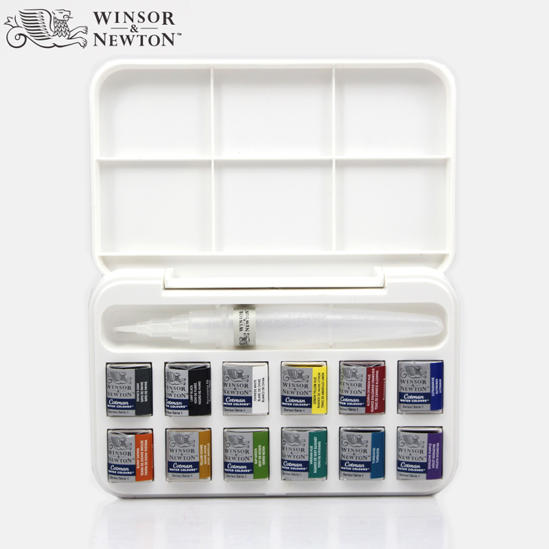 12/12/24 Colors Solid Watercolor Painting Set Half... – Grandado