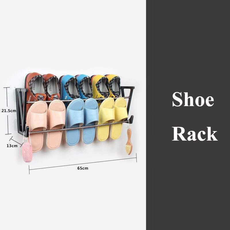 Shoe Organizer Bathroom Slippers Rack Door Dormito... – Vicedeal