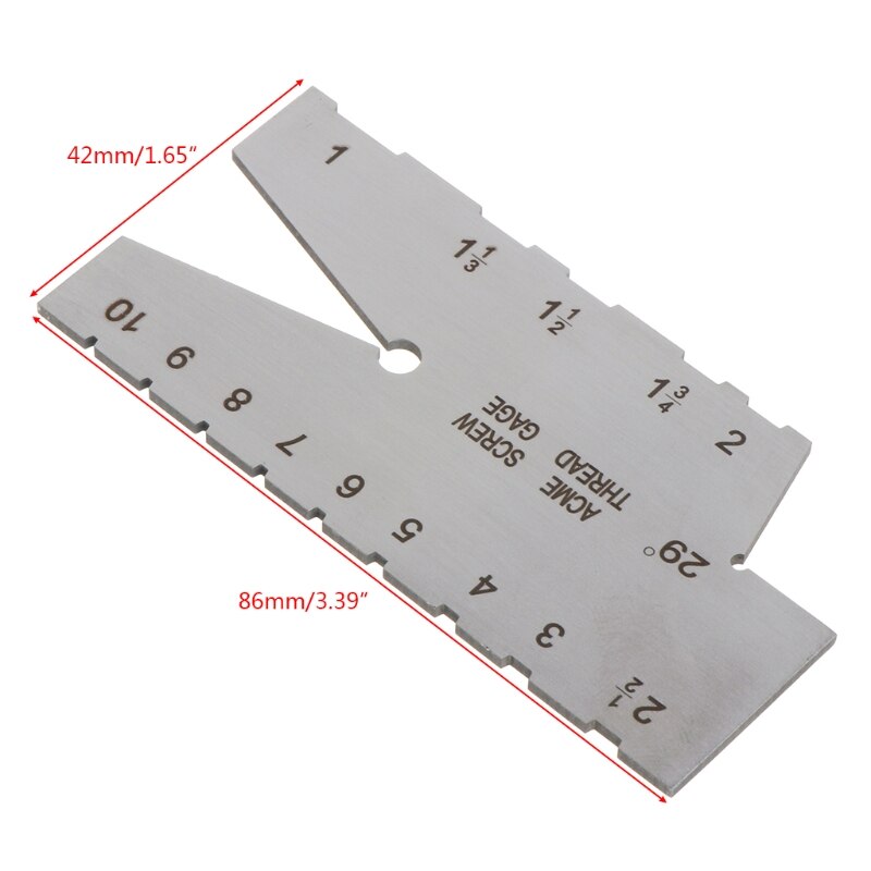 29 degree Acme Screw Thread Gauge Gage Grinding St... – Grandado