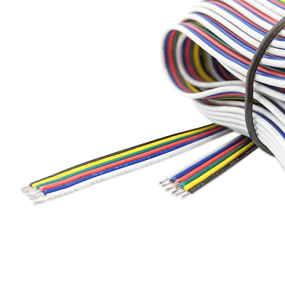 2.5M 6Pin Rgbww Kabel Voor Rgbww Led Strip – Vicedeal