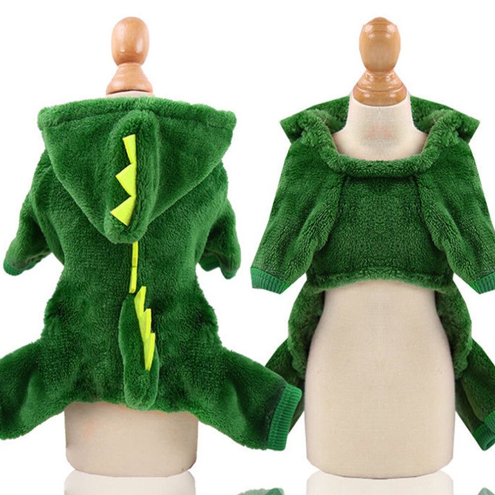 Dog Cat Clothes Cute Funny Dinosaur Costumes Coat ... – Grandado