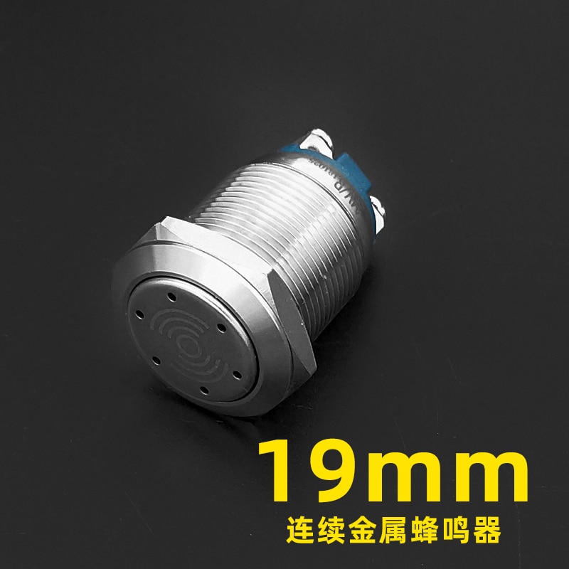 16mm/19m/22mm LED Buzzer Metal Pulse Band Red LED ... – Vicedeal