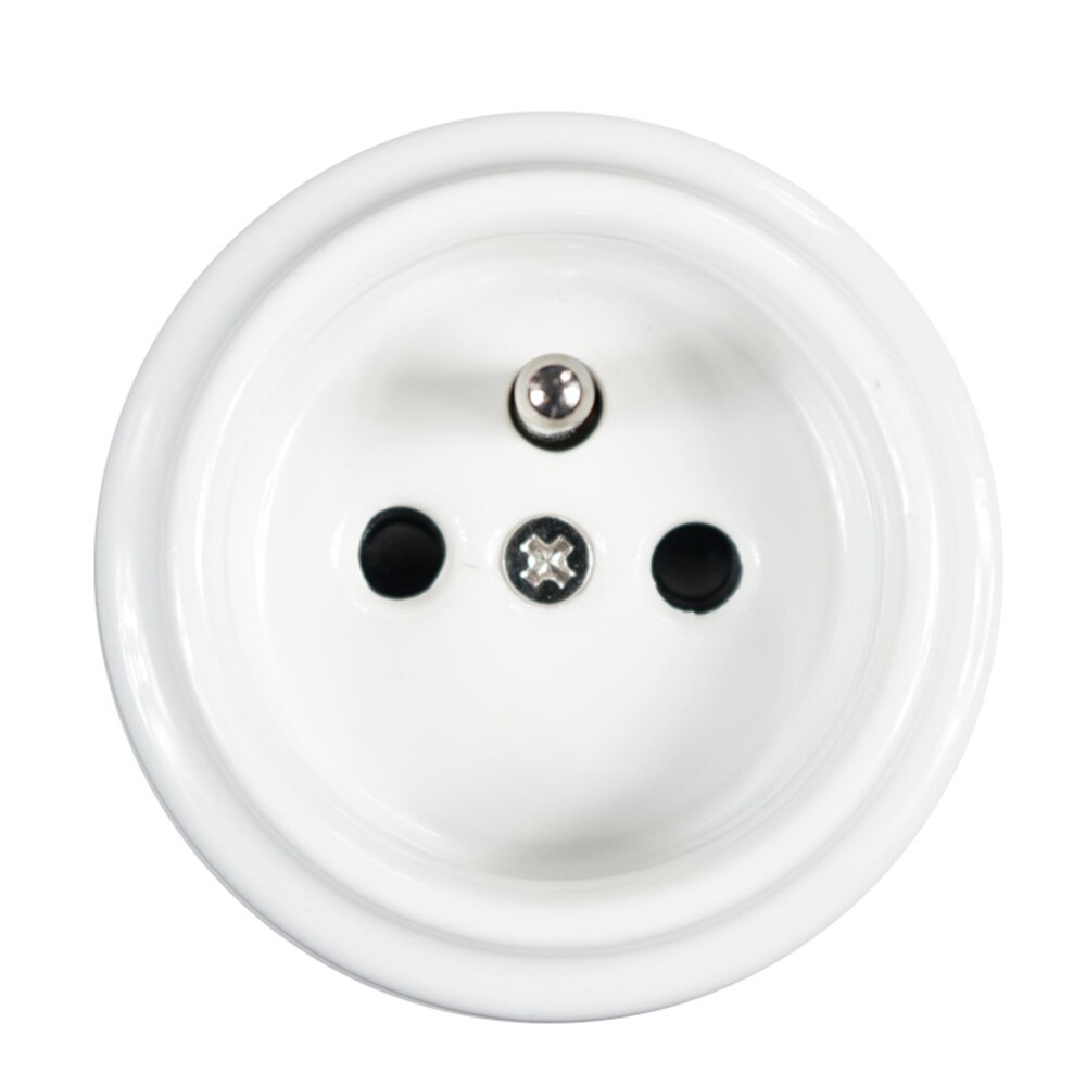 Porcelain French Type Wall Socket Vintage Ceramic ... – Grandado