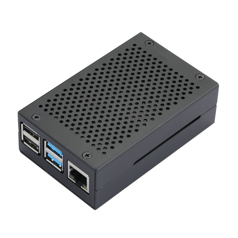 Raspberry Pi 4 Aluminium Case Black Shell Zilveren... – Vicedeal