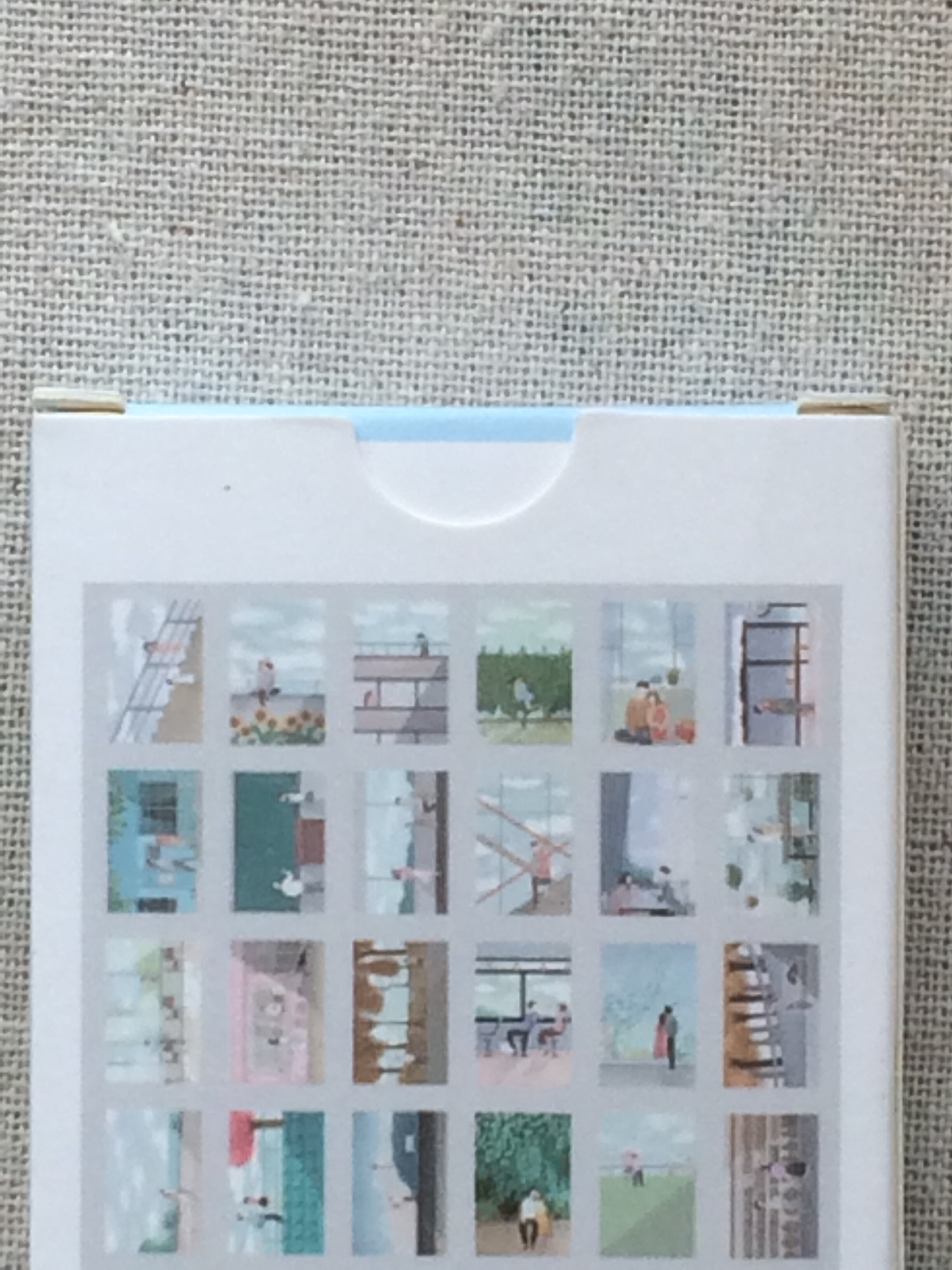 52mmx80mm blue sky paper lomo card – Grandado