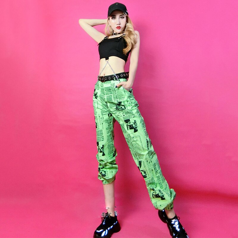 Street Dance Costumes Women Hip Hop Clothing Chain... – Vicedeal
