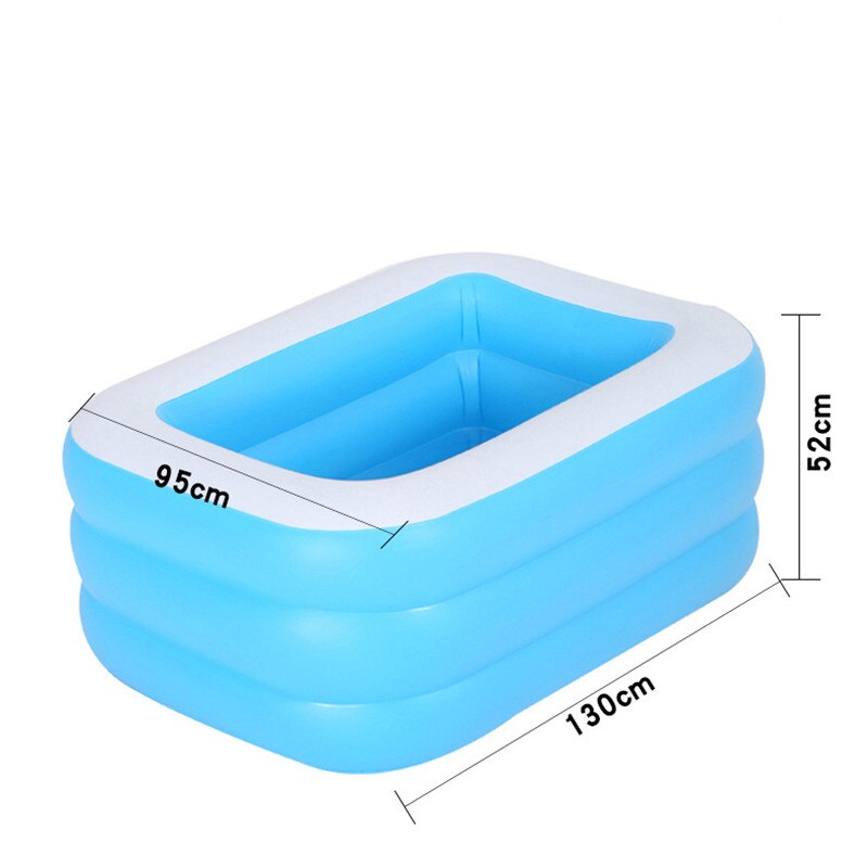 130CM Three Tier Children's Inflatable Pool PVC Sa... – Grandado