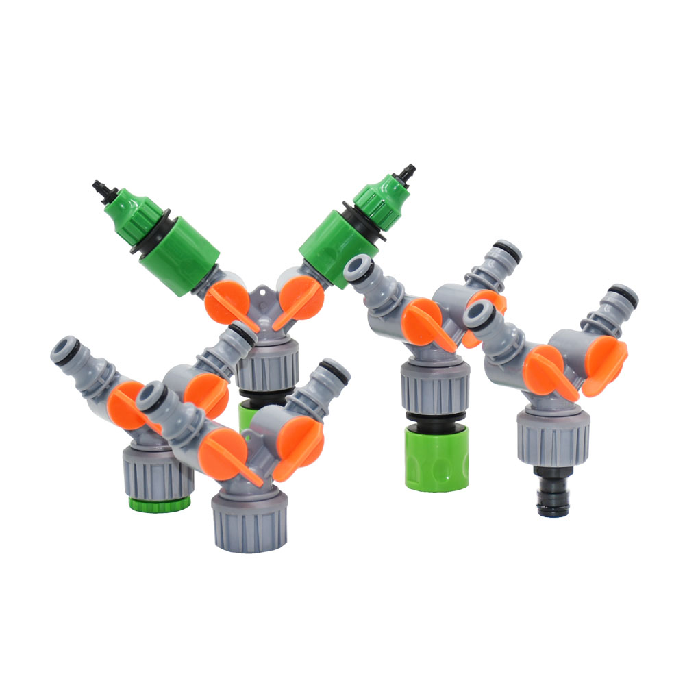 Garden Tap Hose Water Splitter 2-Way Tap Crane 16m... – Grandado