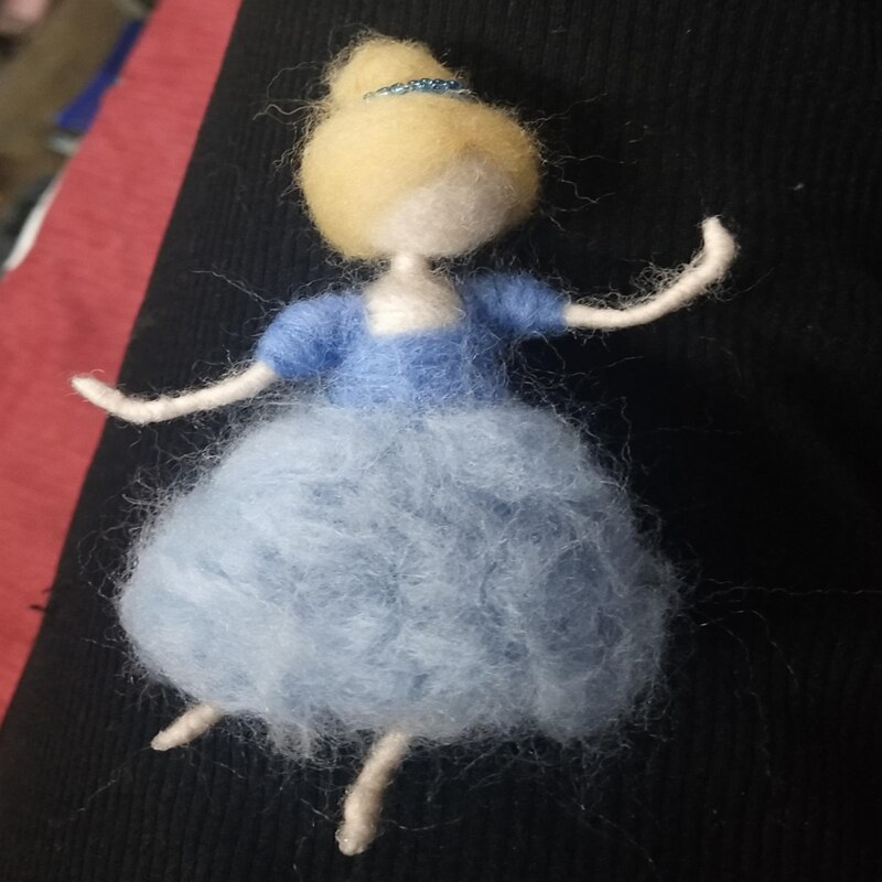 Non Finished Felting Poked Handmade Dancing Fairy ... – Grandado