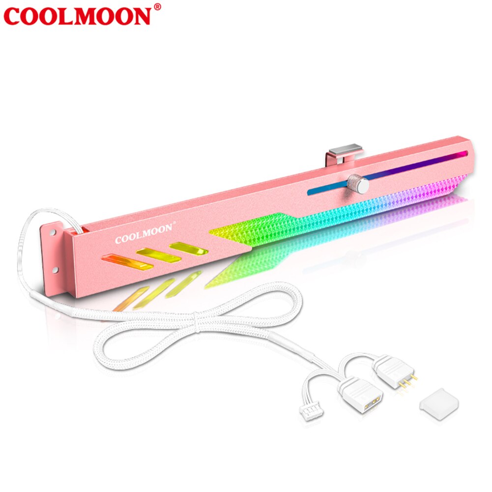 COOLMOON GT8 Horizontal GPU Support Computer Video... – Vicedeal
