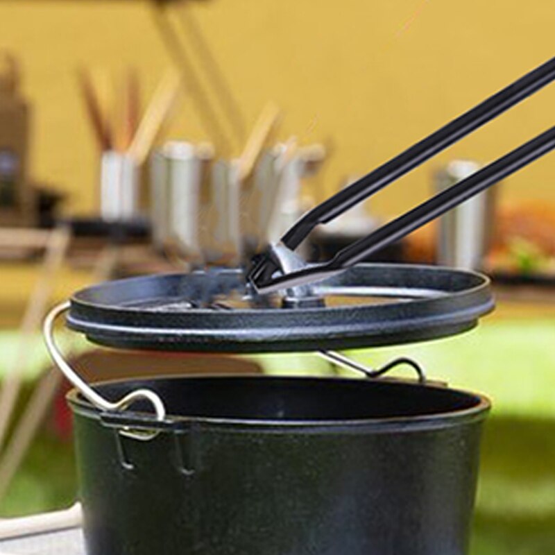 Rostfritt stål kol eld tång sax utomhus camping br... – Grandado