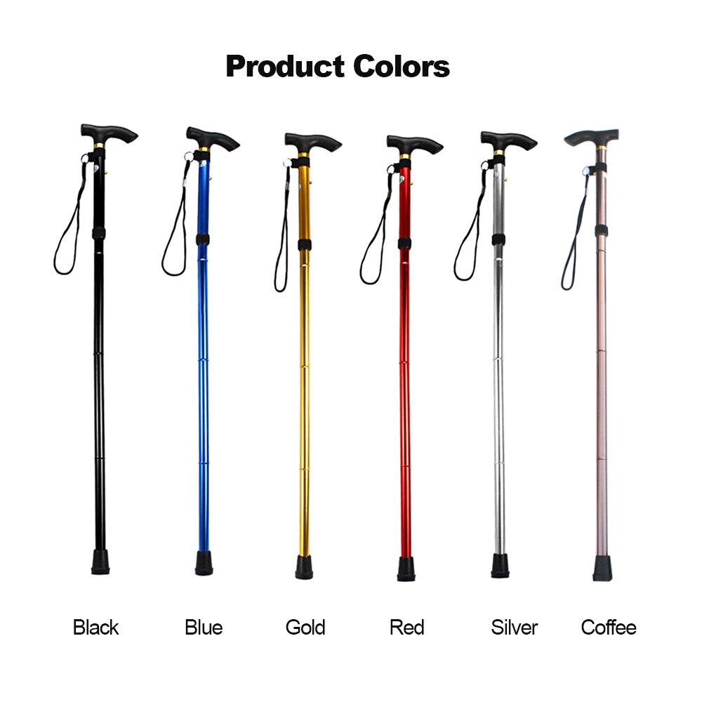 Aluminium Opvouwbare Wandelstok Voor Ouderen Draag... – Grandado