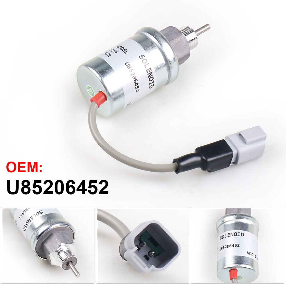 Elektrisk 12v stäng av solenoid för perkins 402d 4... – Grandado