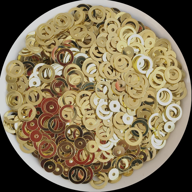 Light Gold 3000pcs Amazing Glitter Sequin 4mm/6mm ... – Grandado