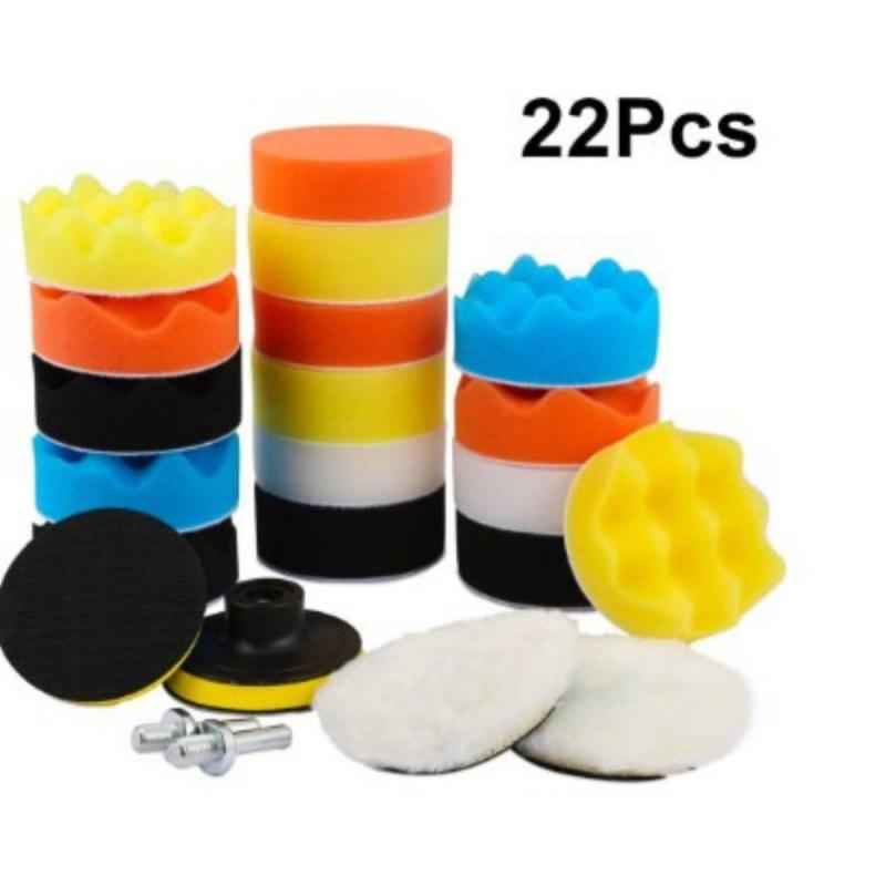 22Pcs Auto Polijsten Waxen Spons Wiel Polijsten Di... – Grandado