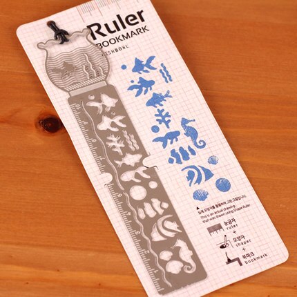 metal cutout stainless steel bookmark ruler beauti... – Vicedeal
