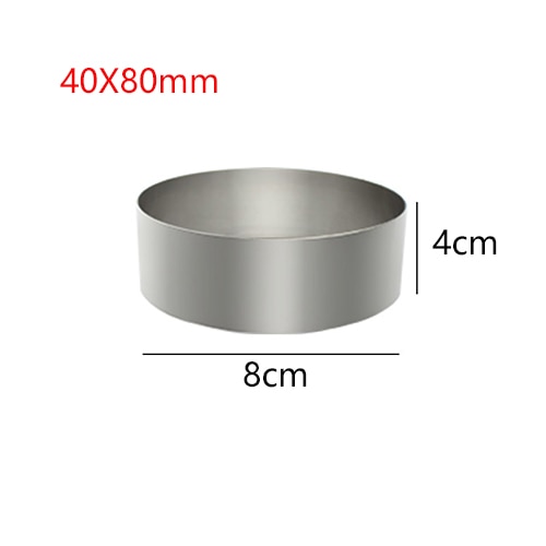 Kök dessert tårta mousse cirkel bakform en bit ros... – Vicedeal
