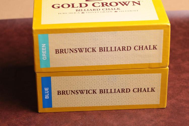 GOLD CROWN 1 Piece Oily Blue/Dry Green Billiard Ch... – Vicedeal