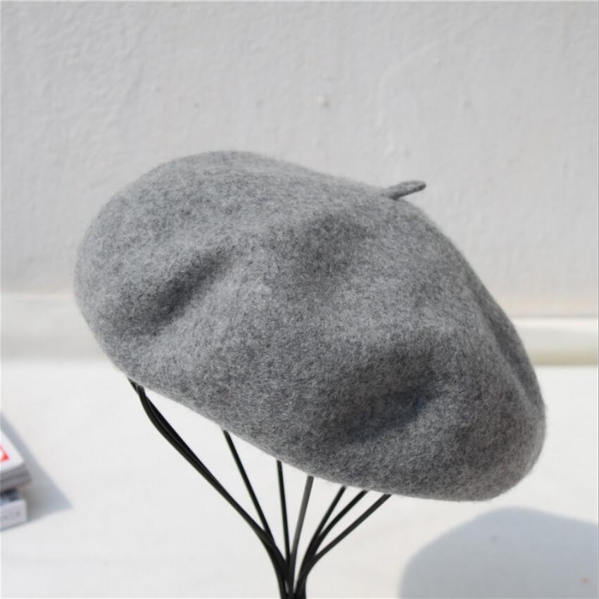 100% Wool Beret Popular Beautiful Beret Femme Cute... – Grandado