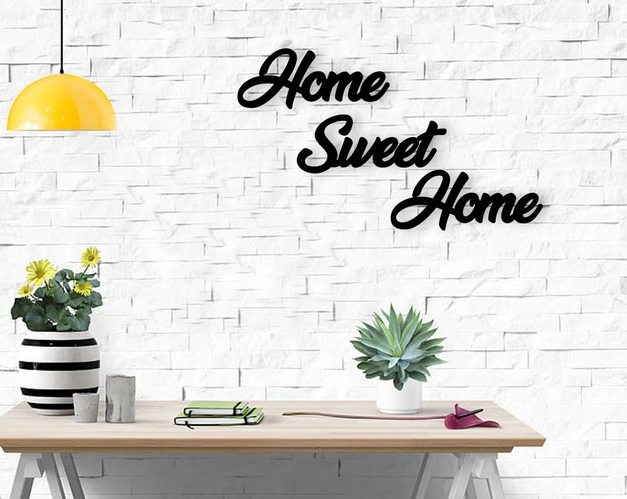 BK Home Home Sweet Home Wooden Wall Lettering – Vicedeal