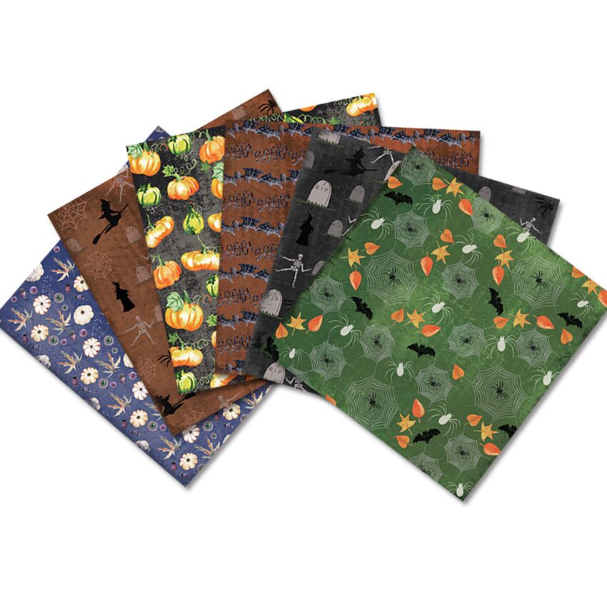 Halloween Scrapbooking paper pack of 24sheets hand... – Vicedeal
