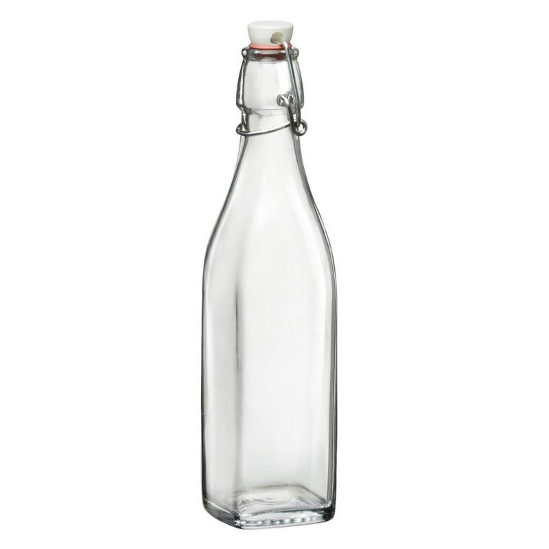 500ML Glass Drink Bottle Juice Bottle with Snap At... – Grandado