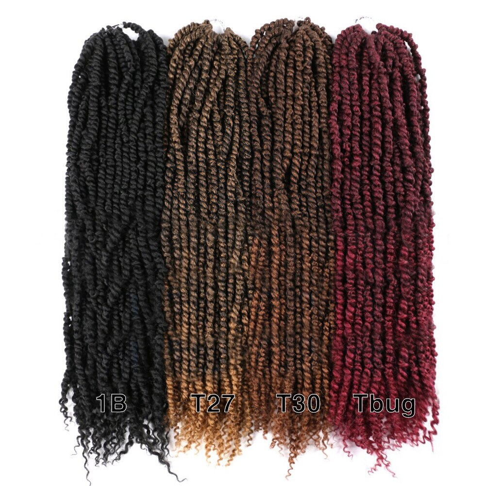 Passion Twist Hair Crochet Braids Ombre Pre looped... – Grandado