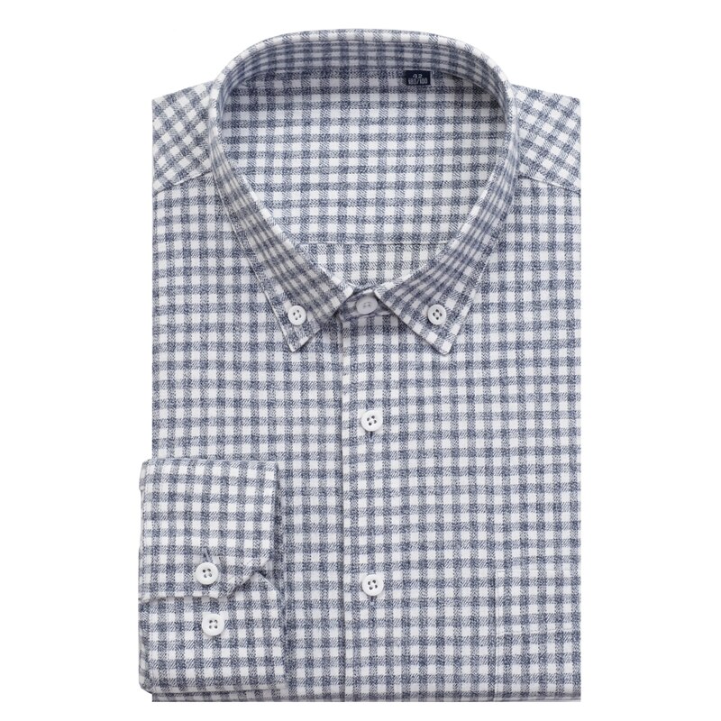 Big Size 10XL 9XL 8XL 7XL 6XL Brushed Plaid Shirt ... – Vicedeal