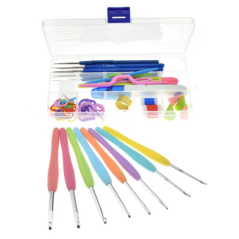 DIY Crochet Hooks Set Needles Stitches Knitting We... – Vicedeal